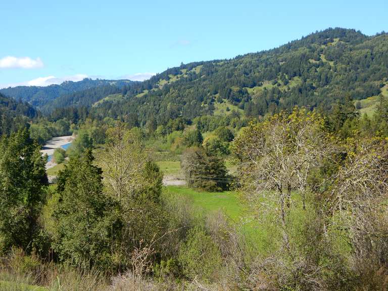 Mattole river valley 🌿 near Honeydew: Rutas de ciclismo de carretera ...