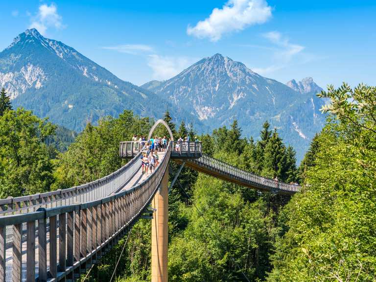 Lechfall – Baumkronenweg Ziegelwies Runde von Füssen | Wanderung | Komoot