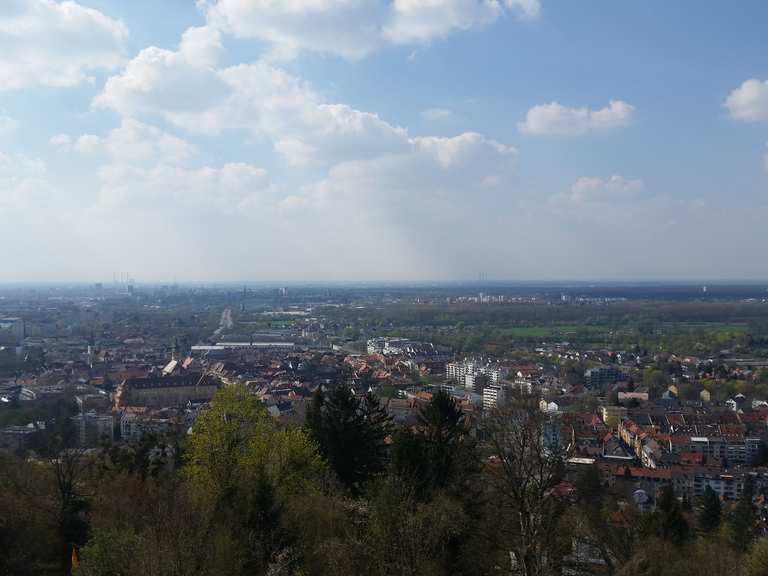 Turmberg Karlsruhe-Durlach: Wanderungen und Rundwege | komoot