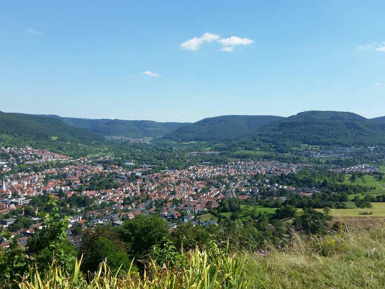 Blick auf Reutlingen und Pfullingen vom Georgenberg: Wanderungen und ...