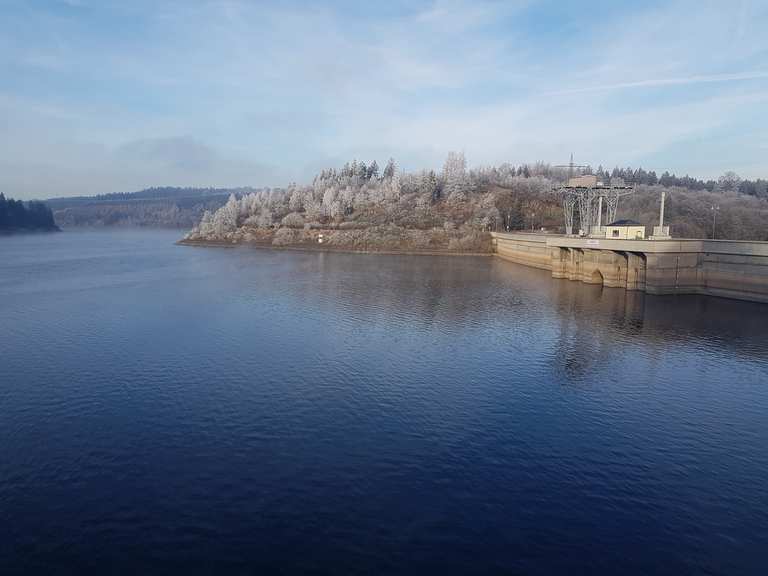 Staumauer Bleiloch-Talsperre: Wanderungen und Rundwege | komoot