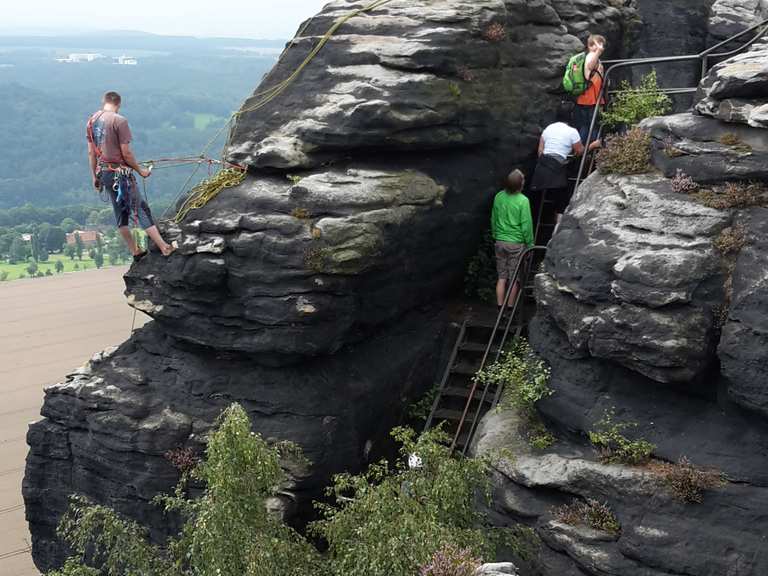 Lilienstein Summit and Viewpoint: Wanderungen und Rundwege | komoot