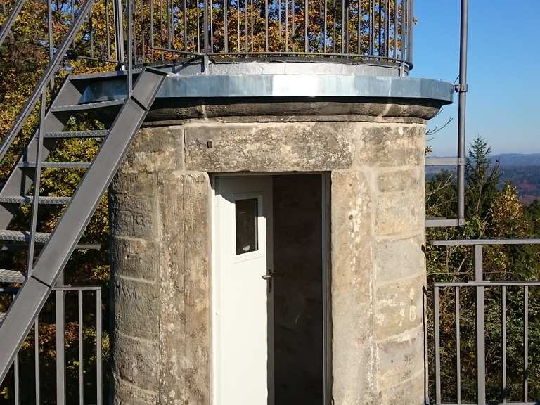 Patersberg-Turm „Schau dich um“: Mountainbike-Touren und -Trails | komoot