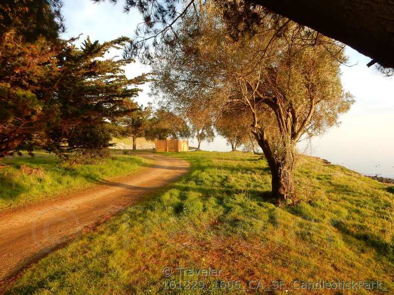 Candlestick Point State Recreation Area Road Cycle Routes and Map | Komoot