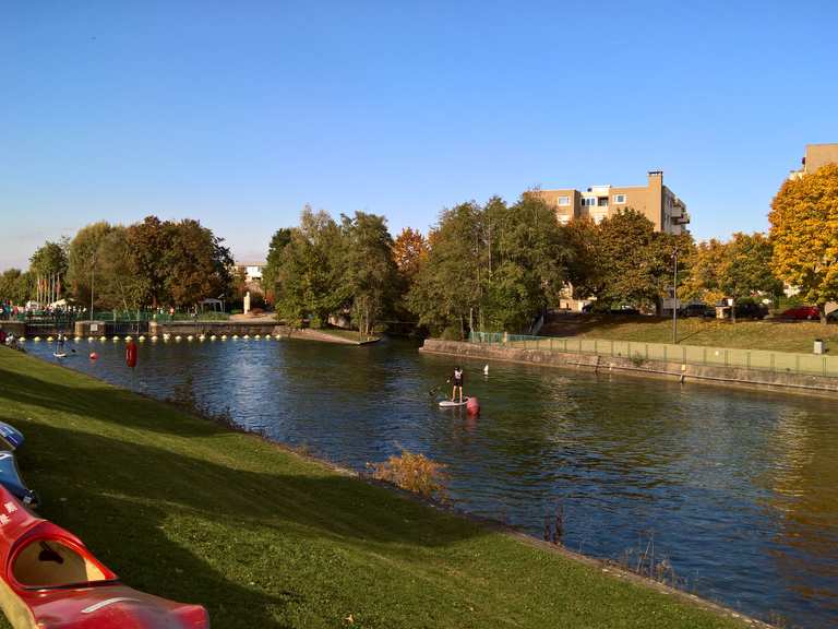 Parc des Eaux Vives de Huningue Cycle Routes and Map | Komoot