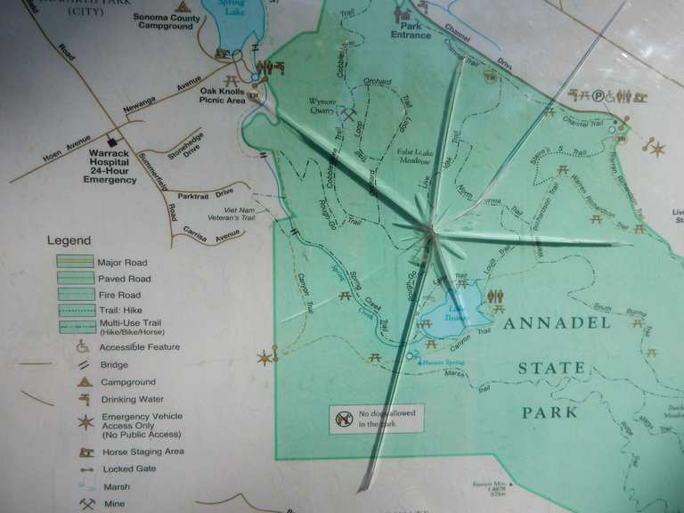 Canyon Trail, Annadel State Park 🌲 Mountain Bike Trails & Tracks | Komoot