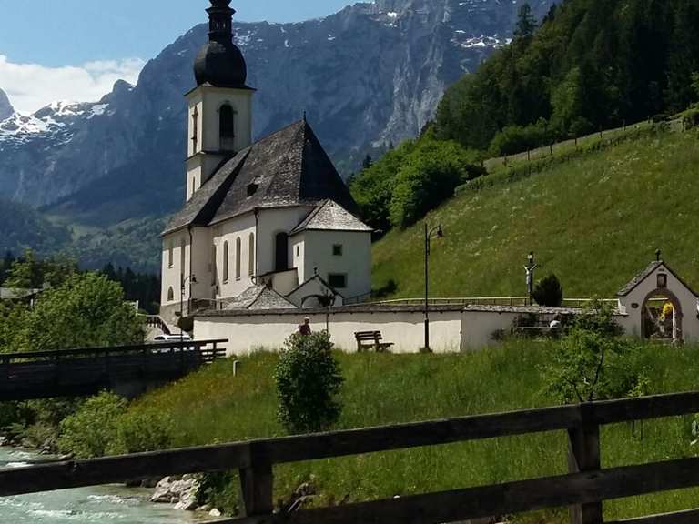 Brücke über Ramsauer Ache – Ramsauer Ache Runde von Ramsau bei ...