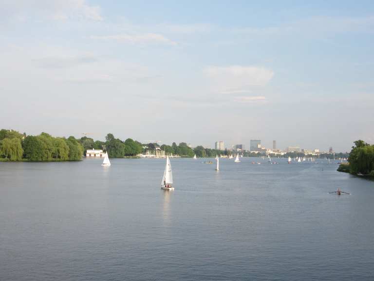 Distant view of the Alster Routes for Walking and Hiking | Komoot