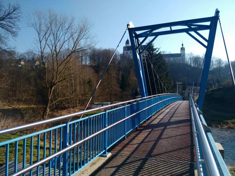 Schaukelbrücke (über die Zwickauer Mulde) Routes for Walking and Hiking ...