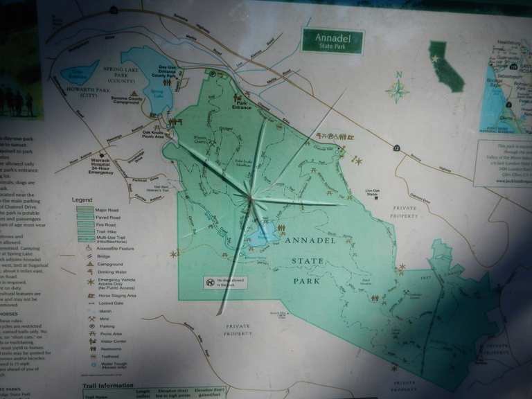 Canyon Trail, Annadel State Park 🌲 Mountain Bike Trails & Tracks | Komoot
