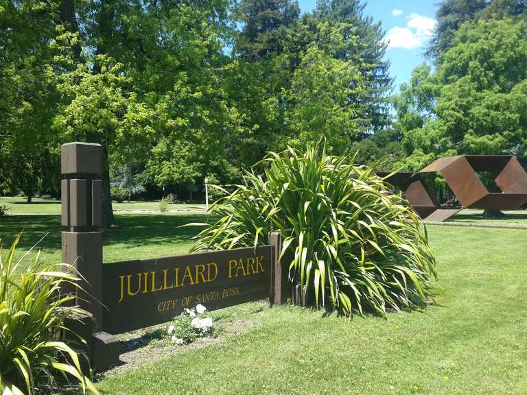 Juilliard Park, Santa Rosa: Wanderungen und Rundwege | komoot
