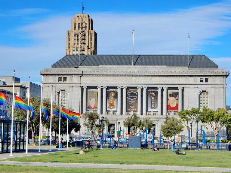 Civic Center Plaza San Francisco 🌳 - Cycle Routes and Map | Komoot
