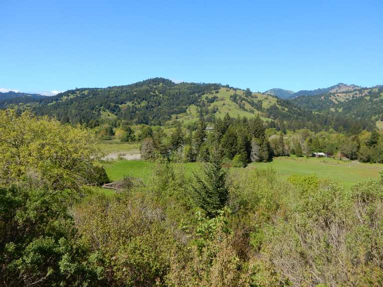 Mattole river valley 🌿 near Honeydew: Rutas de ciclismo de carretera ...