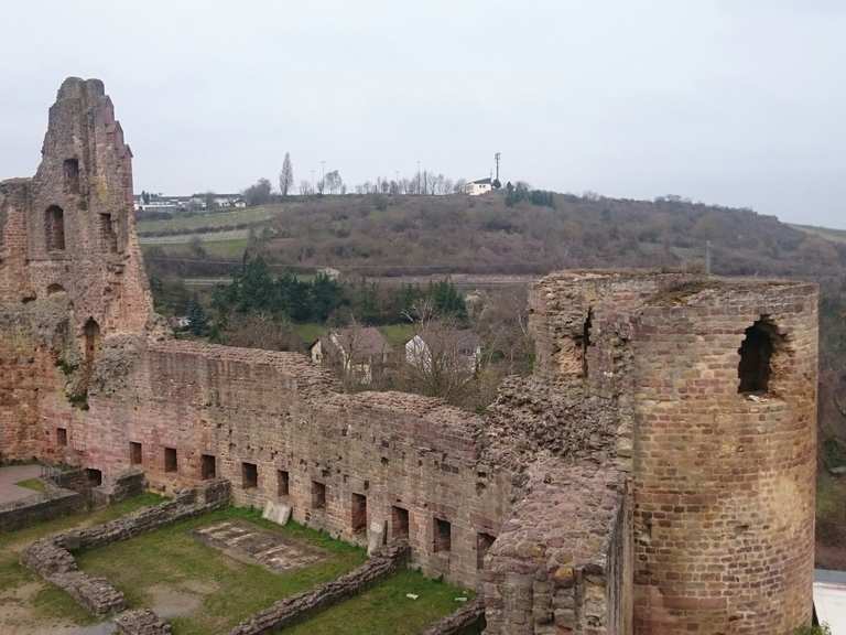 Burg Neuleiningen mit Museum im Burgturm Routes for Walking and Hiking ...
