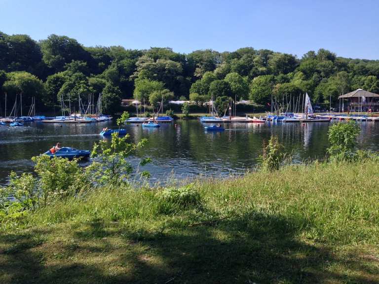 Staudamm Kemnade – Kemnader See Runde von Bochum Parkplatz Oveney ...