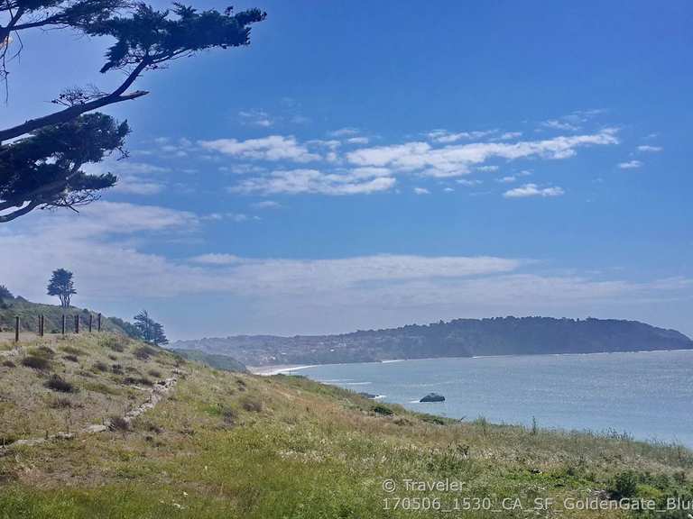 Presidio Promenade – Battery East Road trail loop from Chinatown-Rose ...