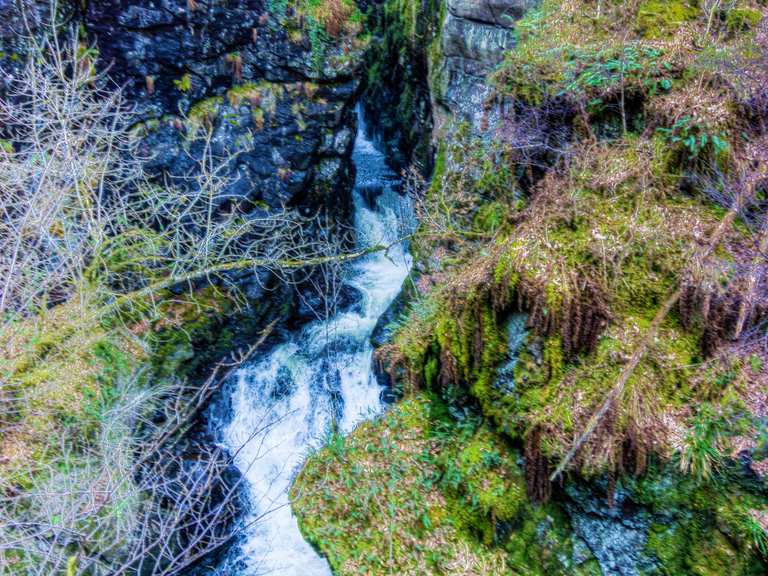 Deil's Cauldron & Dun More loop from Comrie | hike | Komoot