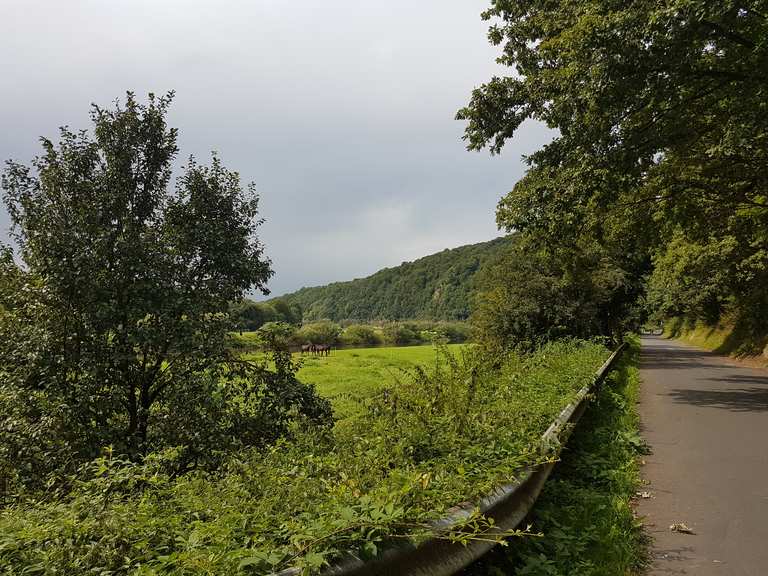Schöne Aussicht auf die Weser fietsroutes en kaart | Komoot