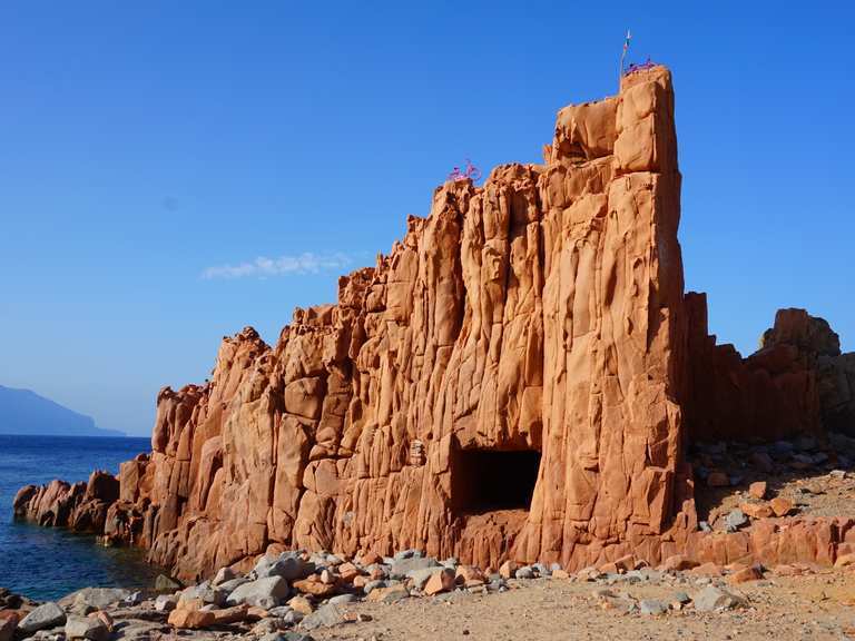 Rocce Rosse - Rote Felsen von Arbatax Routes for Walking and Hiking ...