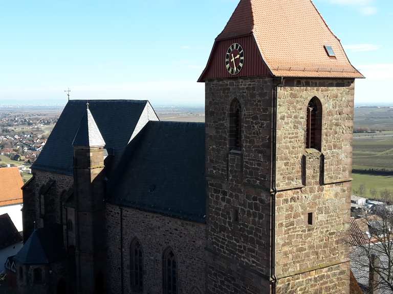 Burg Neuleiningen mit Museum im Burgturm Routes for Walking and Hiking ...