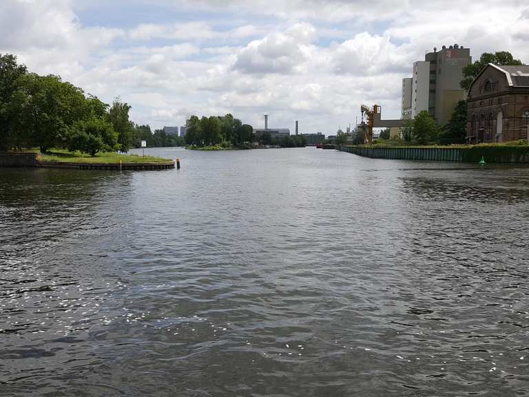 Blick auf die Mündung der Spree in die Havel Routes for Walking and ...