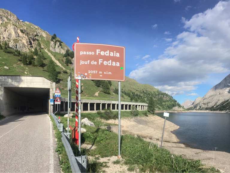 Passo Fedaia Road Cycle Routes and Map | Komoot