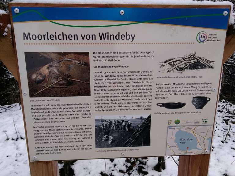 Eckernförde - Moorleichen von Windeby: Wanderungen und Rundwege | komoot