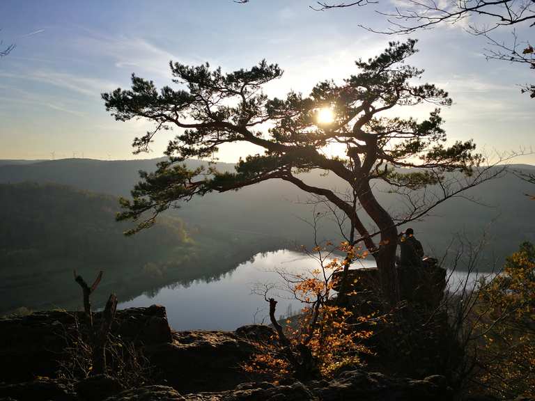Von Happurg Stausee nach Café Seeterrassen am Happurger Stausee ...