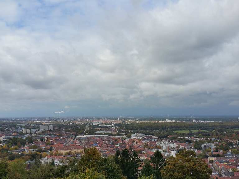 Turmberg Karlsruhe-Durlach: Wanderungen und Rundwege | komoot