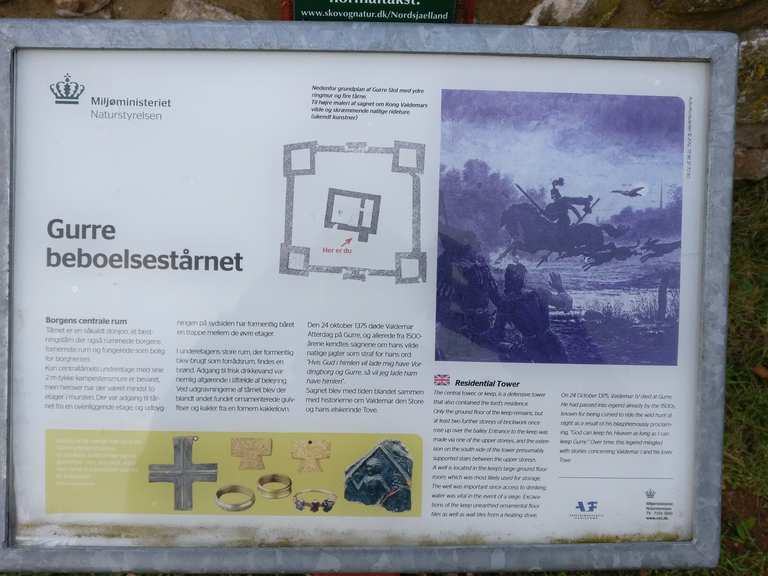 Gurre Schloss (Ruine) Routes for Walking and Hiking | Komoot