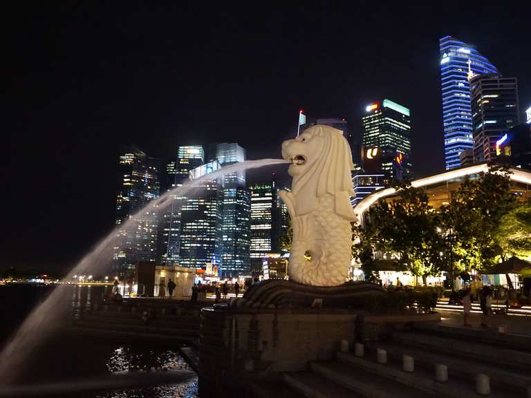 Merlion Statue Routes for Walking and Hiking | Komoot