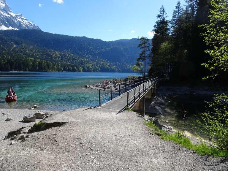 Blick auf den Eibsee – View of the Zugspitze loop from Eibsee | hike ...