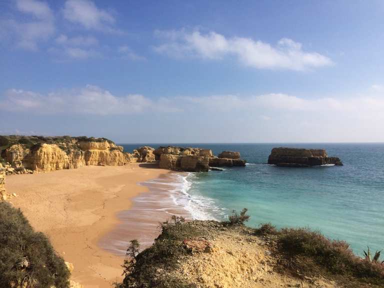 From Praia dos Arrifes to Praia da Gale — route through the beaches of ...