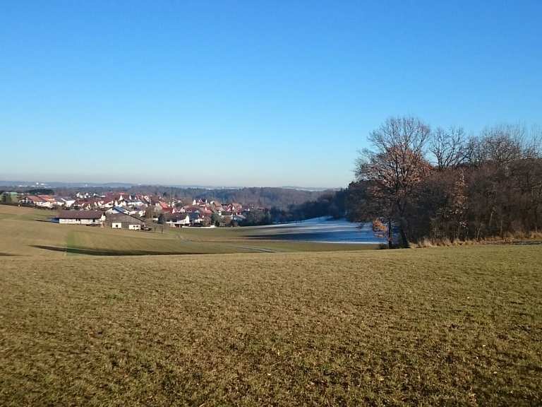 Venusberg – Blick auf die Heidelandschaft Runde von Aidlingen ...