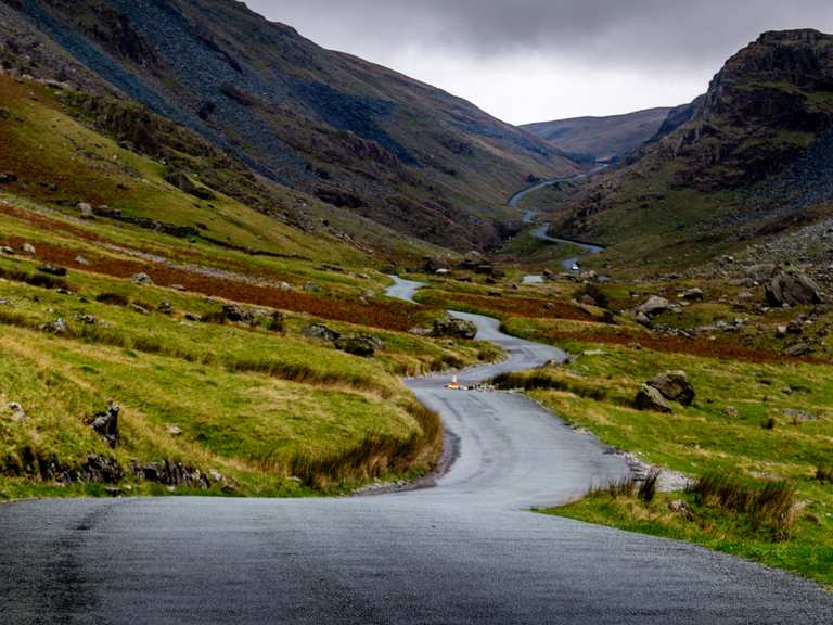 Honister Pass Climb from Gatesgarth - Road Cycle Routes and Map | Komoot