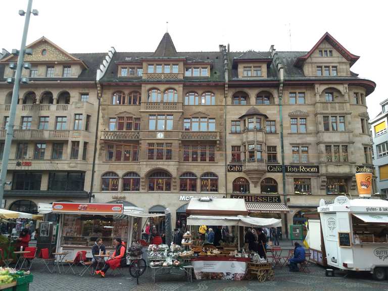 Marktplatz Basel: Wanderungen und Rundwege | komoot