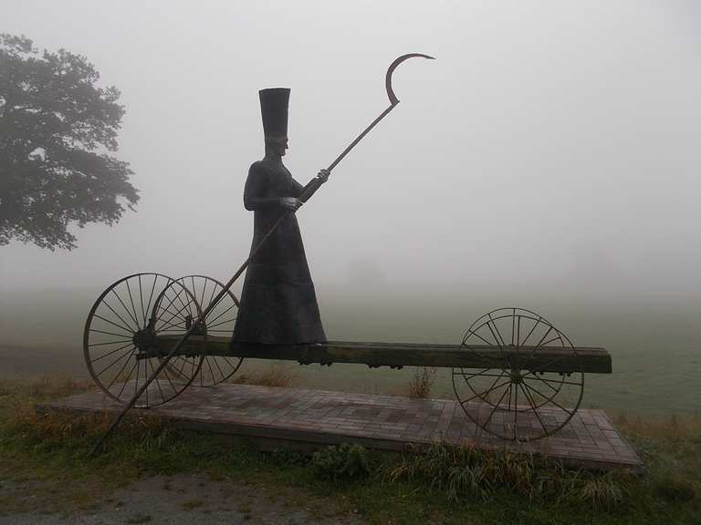 Charon-Skulptur auf dem Elbdeich : Radtouren und Radwege | komoot