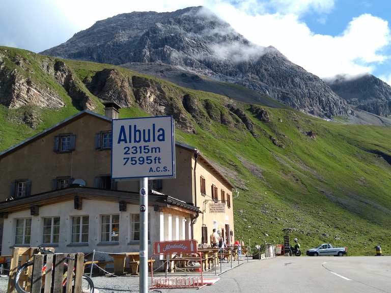 Albulapass Road Cycle Routes and Map | Komoot