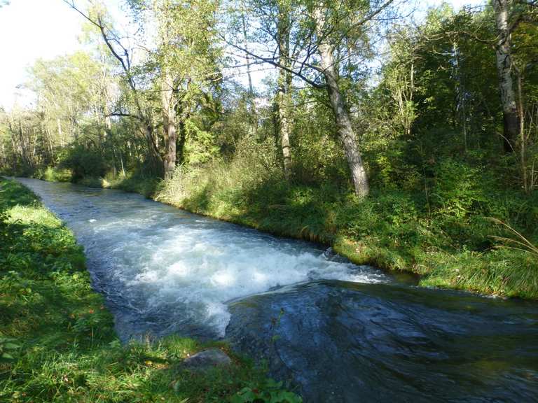 Mandichosee – Lechstaustufe 22 - Unterbergen Recorrido circular desde ...