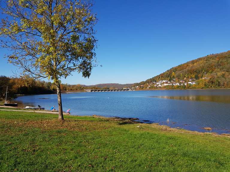 Café Seeterrassen am Happurger Stausee Routes for Walking and Hiking ...