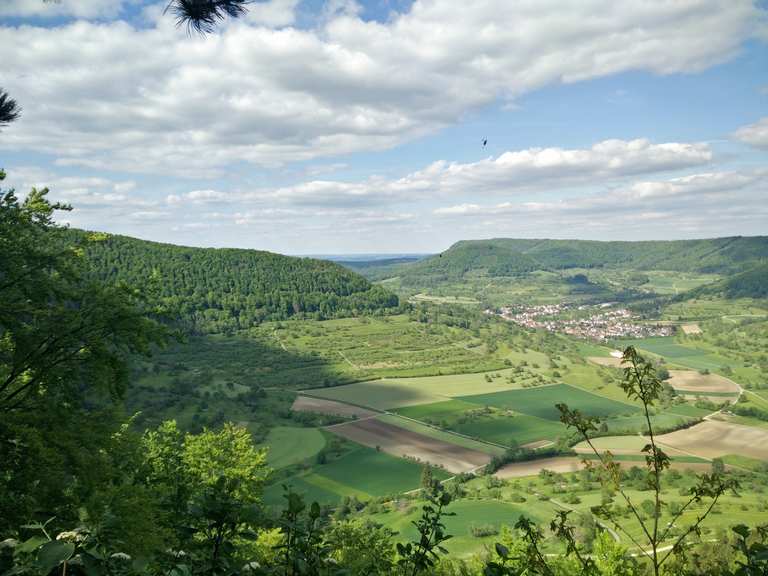Schwäbische Alb-Albtrauf - Wanderparkplatz Alte Steige Hepsisau zur ...
