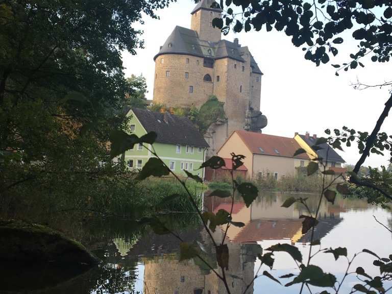 View of Falkenberg Castle Routes for Walking and Hiking | Komoot