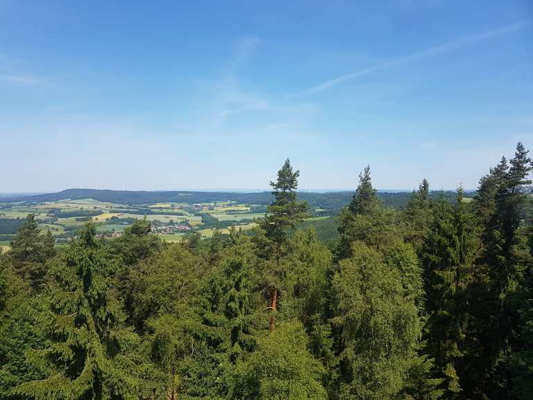 Patersberg-Turm „Schau dich um“: Mountainbike-Touren und -Trails | komoot