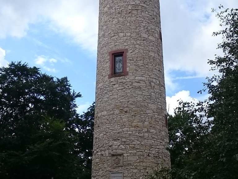 Adelsberg mit Paulinenturm (Touringen Stempel Nr. 344) Routes for ...