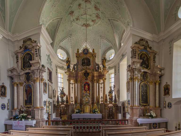 Wallfahrtskirche Mariä Heimfahrt in Ettenberg: Wanderungen und Rundwege ...