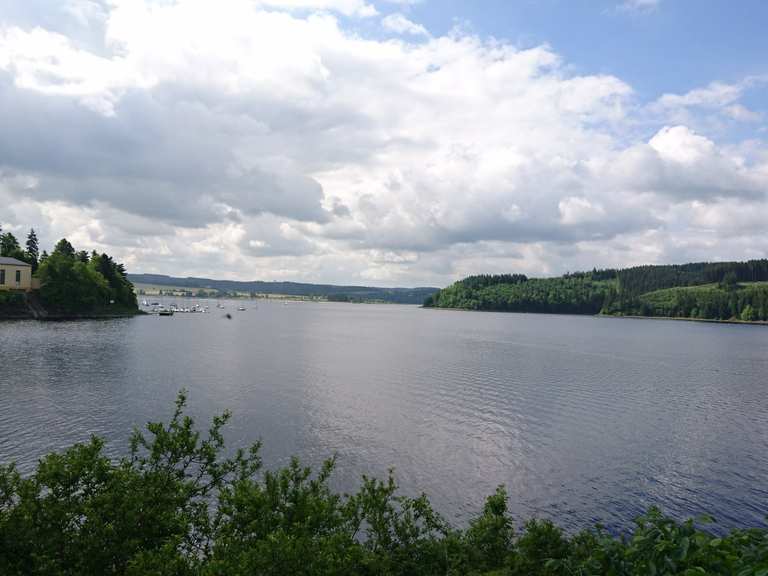 Staumauer Bleiloch-Talsperre: Wanderungen und Rundwege | komoot
