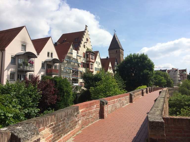 Ulmer Stadtmauer: Wanderungen und Rundwege | komoot