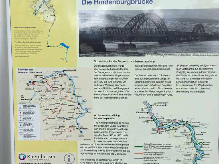 Ruine Hindenburg Brücke - Cycle Routes and Map | Komoot