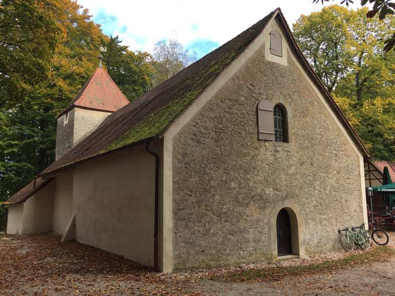 Berggaststätte Moritzberg – View of the Moritzberg loop from Schönberg ...