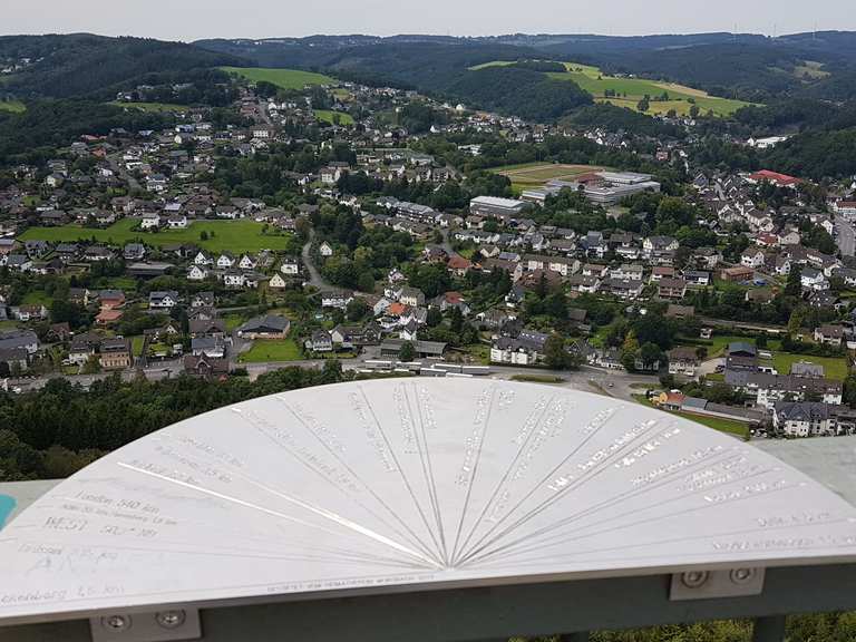 Aussichtsturm Morsbach: Wanderungen und Rundwege | komoot
